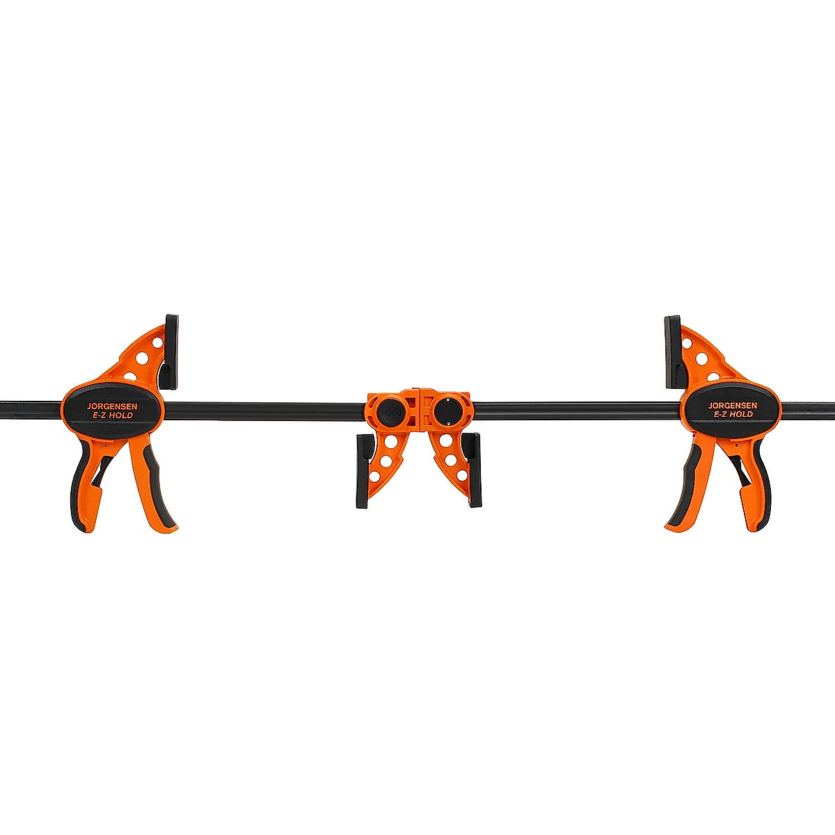 Jorgensen 24" One Hand Clamp/Spreader - 2-pack, Medium Duty, E-Z Hold Bar Clamps Set