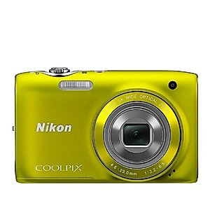 Nikon COOLPIX S3100 14 MP Digital Camera with 5x NIKKOR Wide-Angle Optical Zoom Lens and 2.7-Inch LCD (Yellow)