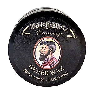 Barbero Grooming Beard Care Kit with Thickening Serum and Wooden Boar Beard Brush