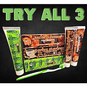 Fresh Pig Bacon Flavored Toothpaste - a Fun Gift for Bacon Lovers, Coworker Secret Santa