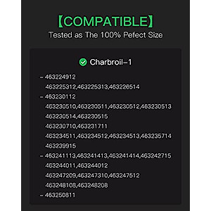 Dtong Universal Crossover Tubes,Replacement for Charbroil Advantage 463344116,463241113,463449914,Nexgrill 720-0830h and Others Most Grills Crossover. Adjust from 5in to 8in(3-Pack),6.18x2.4x2.13 in