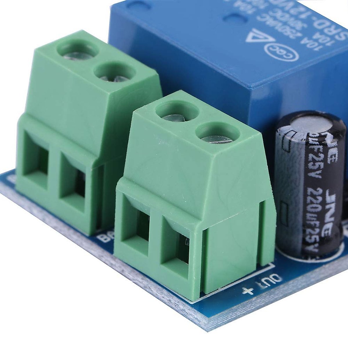 12V Battery Charging Controller Protection Board Module Undervoltage Low Voltage Cut Off Automatic Switch Recovery Protection Controller Module with A LED Indicator