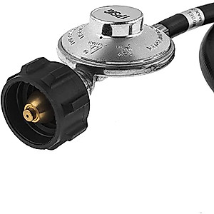 AJinTeby 6 Feet Propane Adapter Regulator and Hose for Coleman Roadtrip Grills, QCC1 Low-Pressure Regulator Connect to Propane Tank