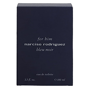 Narciso Rodriguez Him Bleu Noir Eau de Toilette Spray for Men, 3.3 Ounce