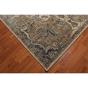 Old Hand Made Allura Floral Traditional Persian Oriental Woolen Area Rugs (8'x10')