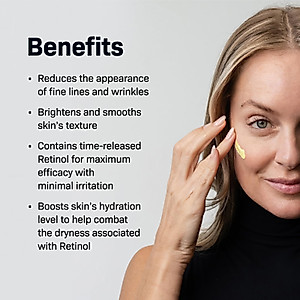 Revision Skincare Retinol Complete® 1.0 Anti Aging Serum, Reduces Fine Lines and Wrinkles, Hydrating and Smoothing, 1 fl oz