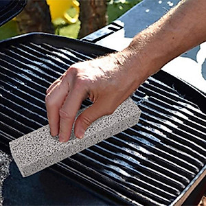 PUMIE Heavy Duty Pumice Scouring Stick, 5.25x1.25x0.75 By U.S. Pumice, Remove Toilet Stains, Hard Water Rings (Pack of 1)