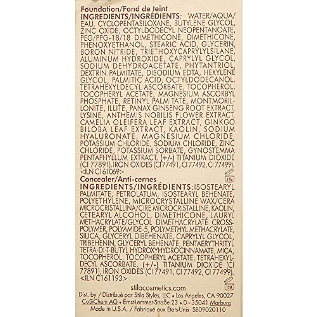 stila Stay All Day Foundation & Concealer, Light 3, 1 Count