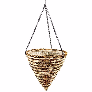 SuperMoss (29660) Wood Woven Baskets - Cone Style, Mammoth 12"