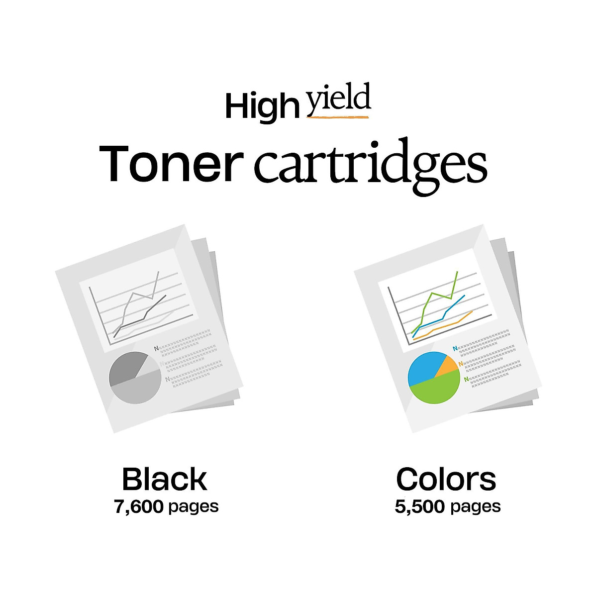 Do it Wiser 069H 069 Compatible Toner Cartridge Set High Yield (260 % More Content) for Canon imageCLASS MF753Cdw MF751Cdw LBP674Cdw Printer (B/C/M/Y 4-Pack) - 7,600 Pages