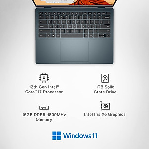 Dell Inspiron 14 Plus 7420 Laptop 2023 , 14" 2.2K Display, Intel Core i7-12700H up to 4.7GHz, 16GB DDR5 RAM, 1TB SSD, Intel Iris Xe Graphics, Wi-Fi 6, Bluetooth, Windows 11 Pro