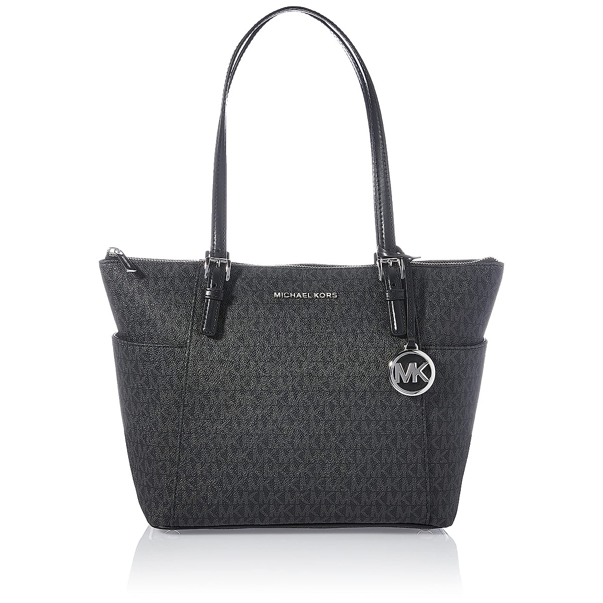 Michael Michael Kors Jet Set Item East/West Top Zip Tote Black One Size