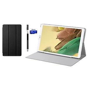SAMSUNG Galaxy Tab A7 Lite 8.7" (32GB, 3GB) Wi-Fi Tablet, Octa-Core Mediatek MT8768T Processor, Silver + Accessories