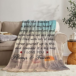 Fastpeace to My Daughter Blanket, Gifts for Daughter from Mom Dad, Christmas Birthday Graduation Thanksgiving Mother Day Best Gift Ideas Throw Blanket for Daughter
