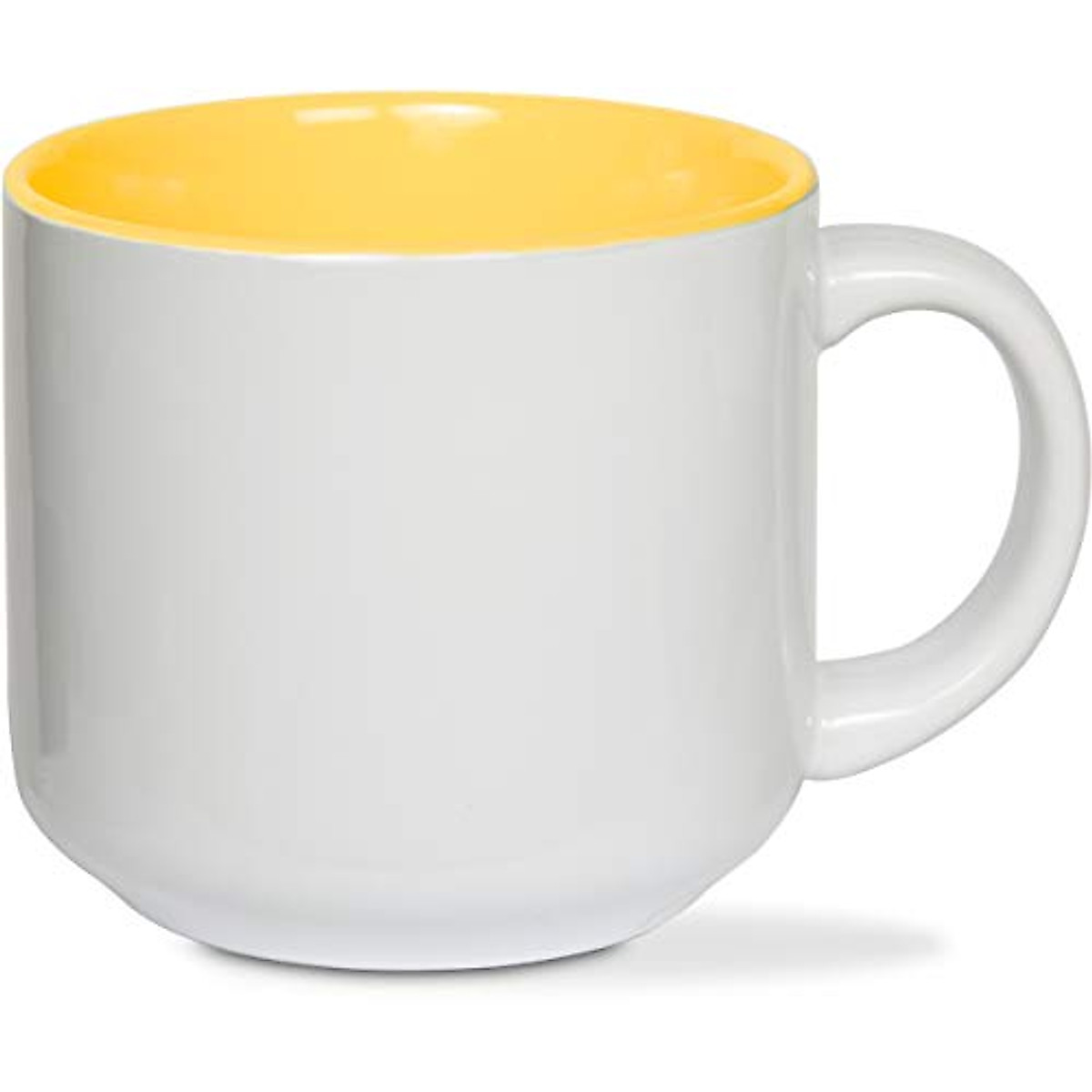 Pavilion Gift Company Blobby Cat, Funny Cat Sister You're Pawsome Mug, 18 oz, Yellow