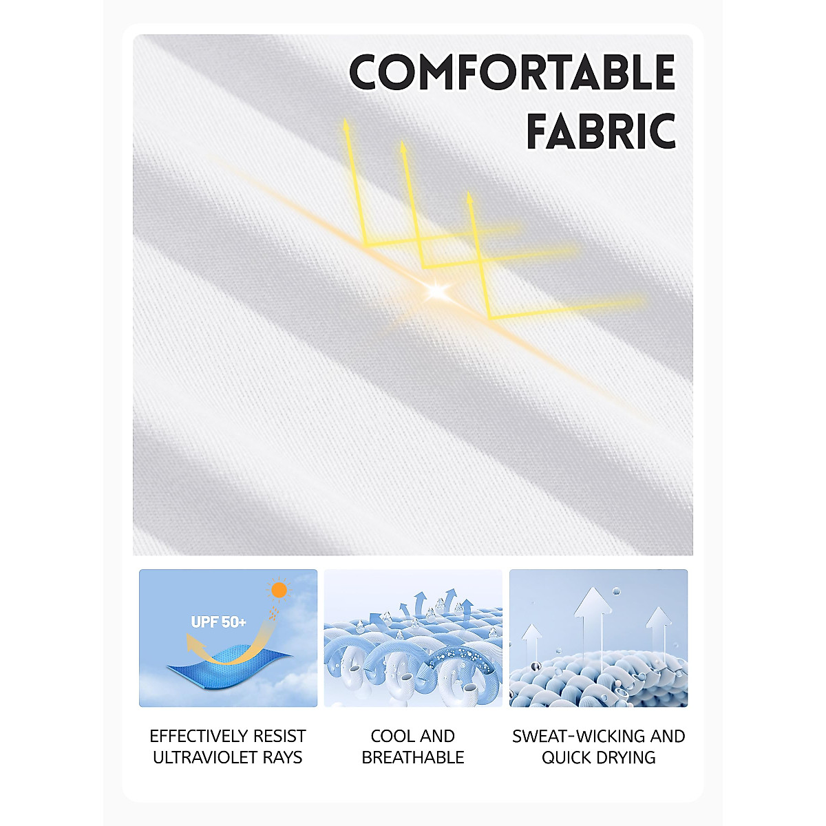 TACVASEN Womens Long Sleeve Rash Guard Shirts Outdoor Summer Swim Shirt Dry Fit Pullover White L