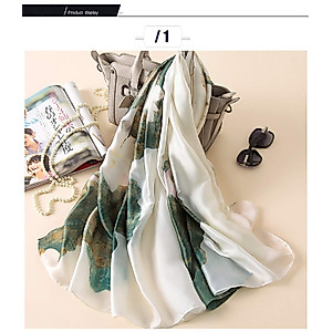 YMXHHB Fashion Scarves Scarf Silk Feeling Scarves Long Lightweight Sunscreen Shawls for Women (Y20)