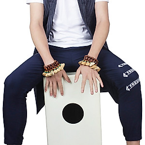 Mowind African Tribal Style Nuts Shell Bracelet Dora Nut Handbell Percussion Accessories