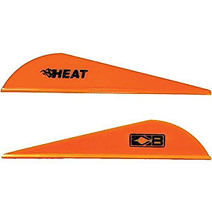 Bohning 2.5" Heat Vanes Neon Orange 2.5" Heat Vane, 100pk