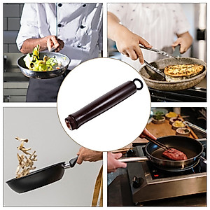Detachable Handle Cookware Pot Replacement Handle Wood Pot Handle Cookware Handle Universal Pot Handle Grip for Pan Pot Cookware Accessories Removable Handle Cookware