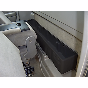 DU-HA Behind-the-Seat Storage Fits 99-07 Chevrolet/GMC Silverado/Sierra Regular Cab, Black, Part #10026