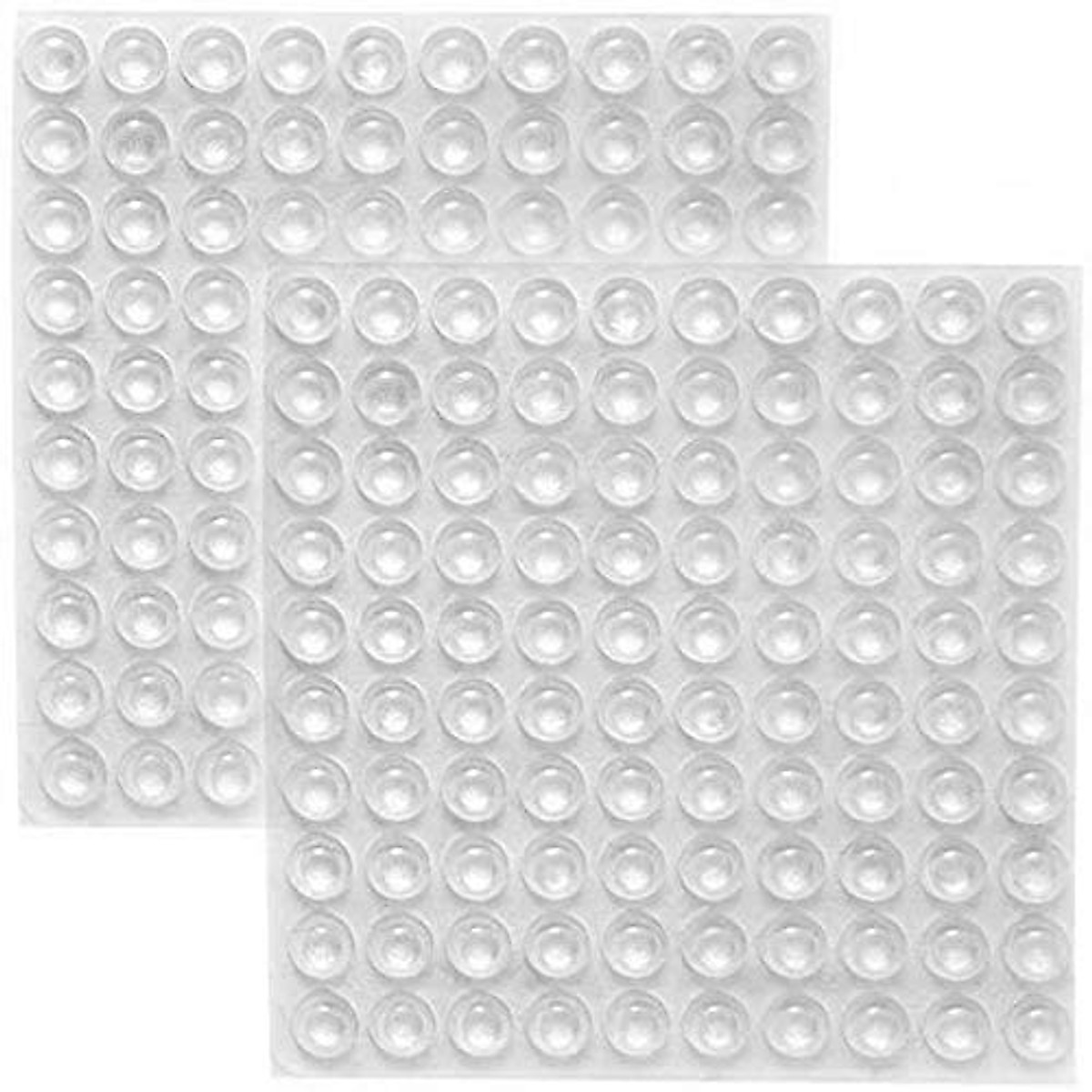 Cabinet Bumpers Tiny Drawer Bumpers Pads ，Self-Adhesive Clear Rubber Dots Feet Tiny Bumpons for Furniture Table Laptop 200 PCS