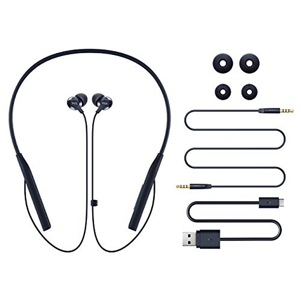 TCL ELIT200NC Wireless In-Ear Earbuds Hi-Res Noise Cancelling Bluetooth Headphones, Midnight Blue