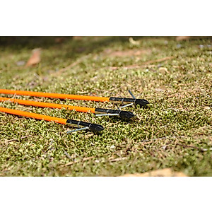 Pocket Shot Bow Fishing Arrows (3 Pack) with Slide, 2 Barb.