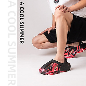 Foam Runner Shoes, Unisex Foam Runner Sneakers Pillow Cloud Shoes Non-Slip Lightweight Breathable Soft Fashion Sandals,Camouflage D,10.5/9.5