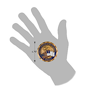 Mount Up with Wings as Eagles, Bulk Pack of 10 Christian Coin Tokens, Collectible Religious American Flag Military Challenge Coin Souvenir, Antique Gold-Color Plated Bald Eagle Gift, Isaiah 40:33