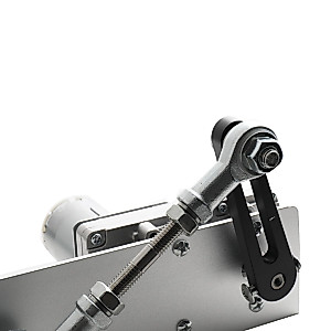 QWEXOB DIY Reciprocating Linear Actuator Stroke 30-150mm/1.2-6 Adjustable Telescopic Motor with Speed Controller 24V 120RPM