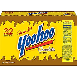 Yoo-hoo Chocolate Drink, 6.5 fl oz boxes (Pack of 32)