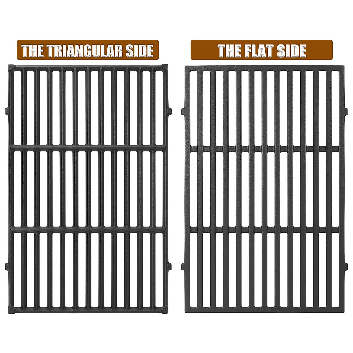 7638 65906 7525 7526 Grill Parts for Weber Spirit E-310 II E-310 Spirit S-310 Spirit 300 Series Grates, Spirit 700 Grill Grates Replacement Weber Genesis Gold B/C Parts, Genesis Silver B/C Grates