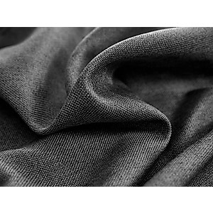 LINSY HOME Oversized Modular Sectional Couch, Rubik III 6 Seats with 4 Ottomans Convertible U Shaped Sectional Sleeper Sofa with Storage, All Covers Changeable Washable, Dark Grey