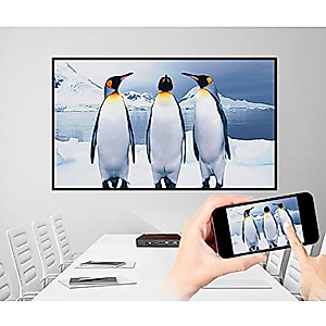 ZSEDP Portable Mini Projector Home Theater Video Led Full 720 P Resolution Beamer FreeShipping Projector for Smartphone