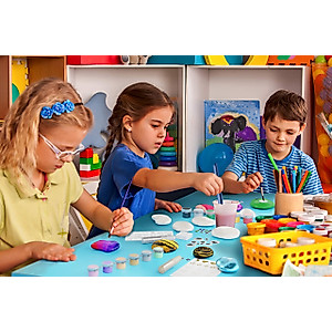 Rock Painting Kit for Kids - Arts and Crafts for Girls & Boys Ages 6-12 - Easter Craft Kits Art Set - Supplies for Painting Rocks - Best Tween Paint Gift Ideas for Kids Activities Age 6 7 8 9 10 11