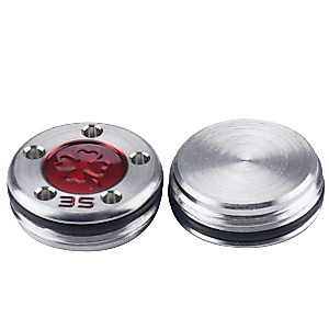SEACLOUD Golf Custom Putter Screws Weights Red Lucky Four-Leaf 35g Compatible with Titleist Scotty Cameron Golf Club Heads Putters Newport