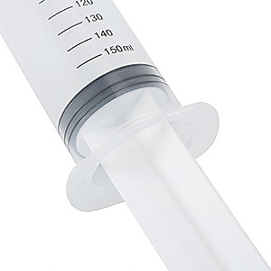 150ml Measuring Syringe Large Plastic Feeding Syringe Measuring Syringe for Measuring Hydroponic Nutrient and Solution Preparation