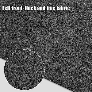 YEXEXINM 8x6.2 FT Outdoor Storage Shed Mat-Waterproof Dustproof Outdoor Carport Mat- Backing Prevents Liquid Penetration，Anti-Slip Patio Furniture Floor Mat for Protect Storage Shed Floor，Grey