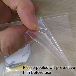 MyJell Acrylic TV Remote Control Holder Wall Mount Storage Box Media Organizer Rack