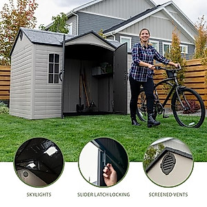 Lifetime Outdoor Storage Shed, 10 x 8 Foot