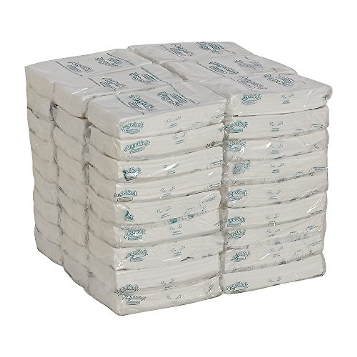 GEORGIA-PACIFIC Angel Soft Professional Series Premium Facial Tissue by GP PRO (Georgia-Pacific), PolyFlex Case, 47580, 96 Sheets Per Pack, 54 Packs Per Case, White, Sheet (Wxl) 8.300" x 7.800