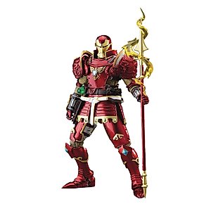 Beast Kingdom Medieval Knight Iron Man (Deluxe Version) DAH-046 Dynamic Action Figure, Multicolor