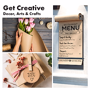 Industrial Grade Paper for Moving & Packing | Shipping, Gift Wrapping, Arts, Crafts & Table Settings | Recycled Kraft Paper Roll | 30 inches x 150 feet | by The Paper Factory LLC