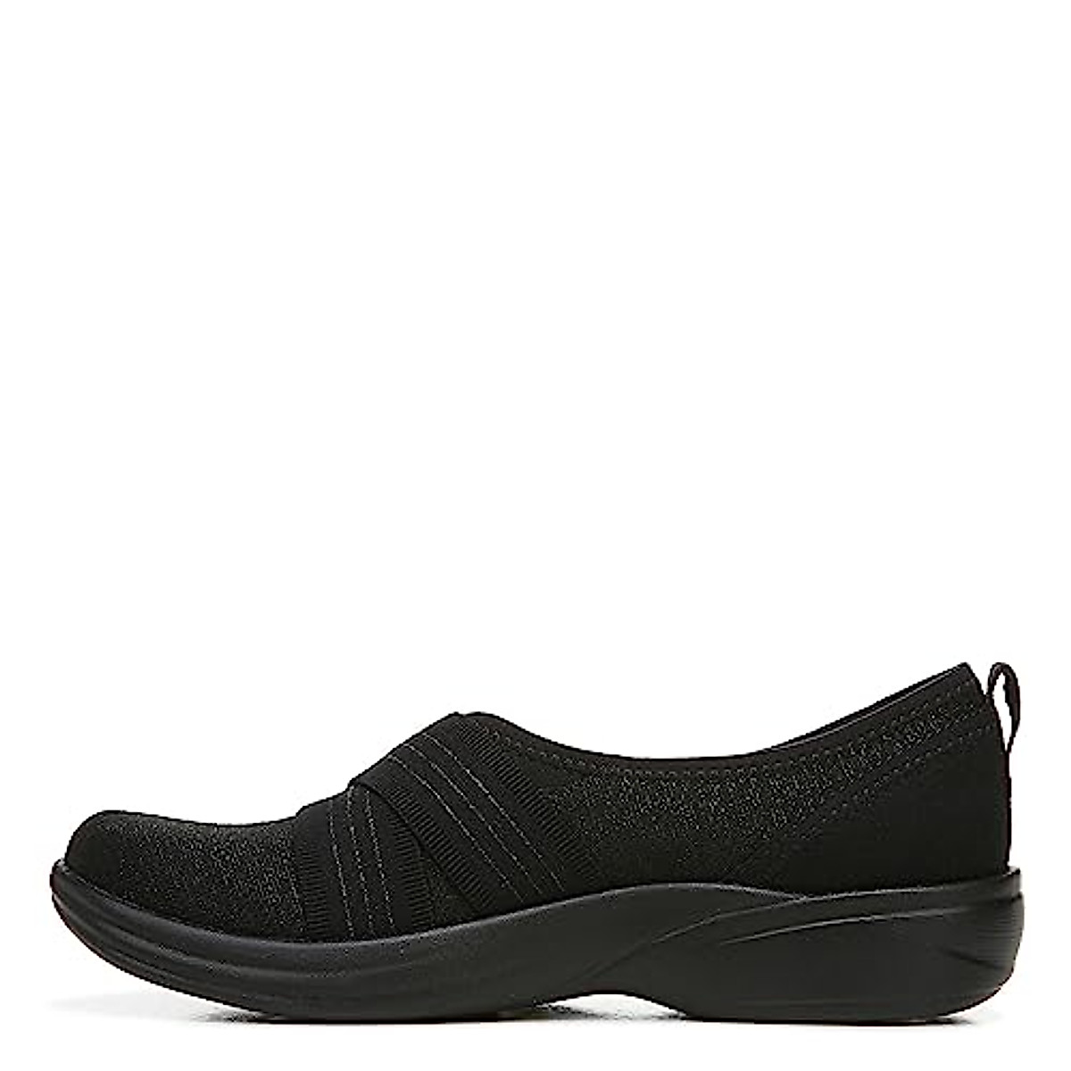 BZees Women's Niche III Flat, Blacknet, 6.5 Wide