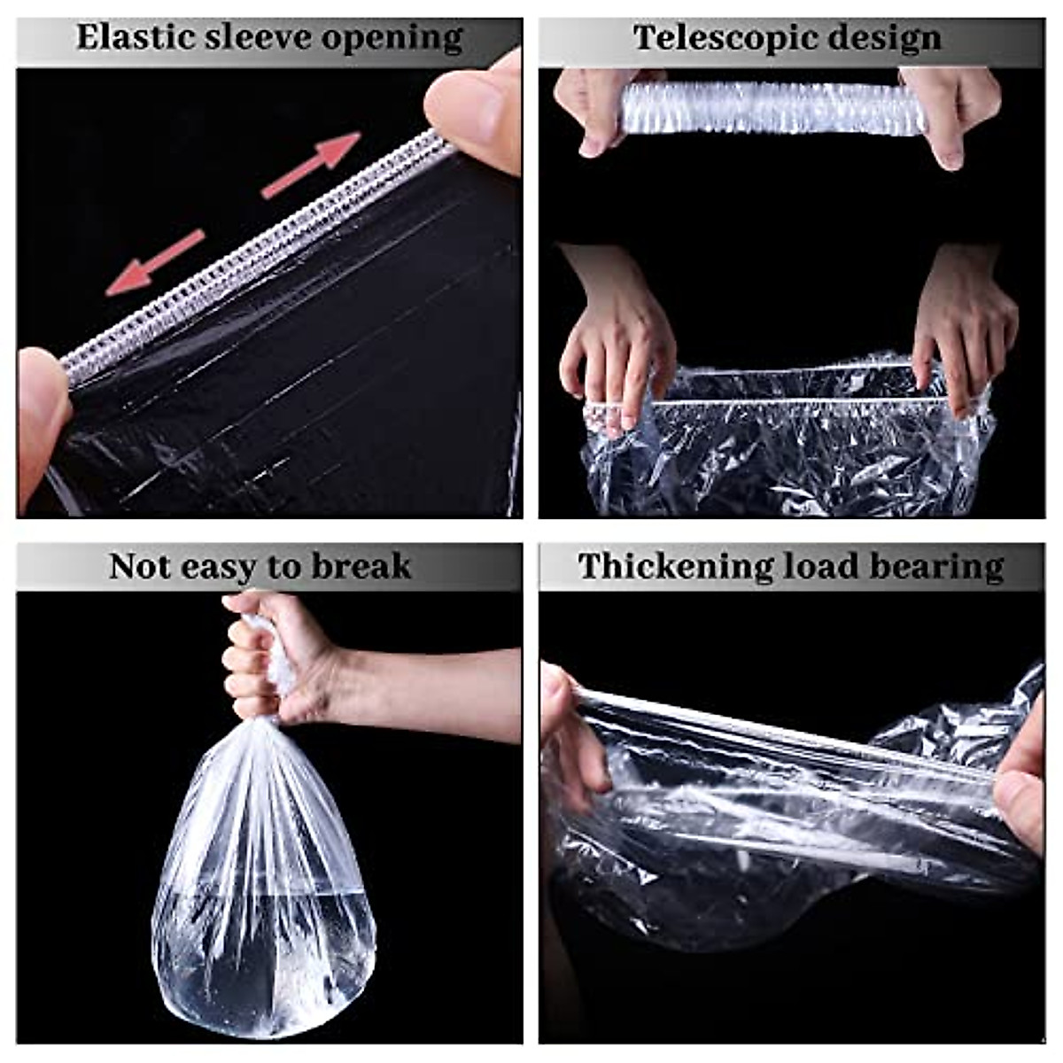 BNOSDM 100 PCS Disposable Rabbit Cage Liner Plastic Guinea Pig Cage Bedding Hamster Litter Pan Bags Universal Toilet Film for Bunny Chinchilla Ferret Hedgehog Small Animals (47")