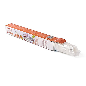 2pcs Silicone Baking Mat for Macarons, 15.3" x 11" Mat Liner with 35 Circles Macaron Template, Reusable Non-stick Surface Pastry Mat