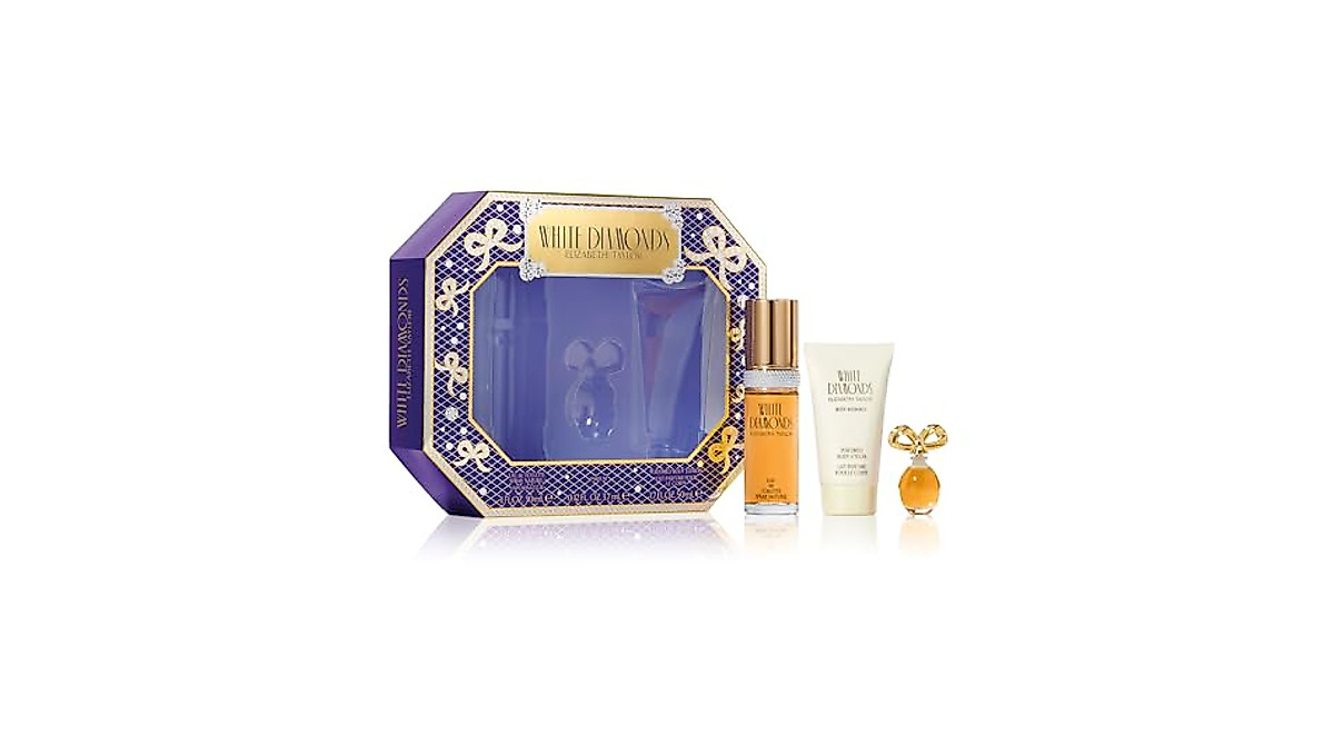 Elizabeth Taylor White Diamonds Perfume Set - 3-Piece Gift