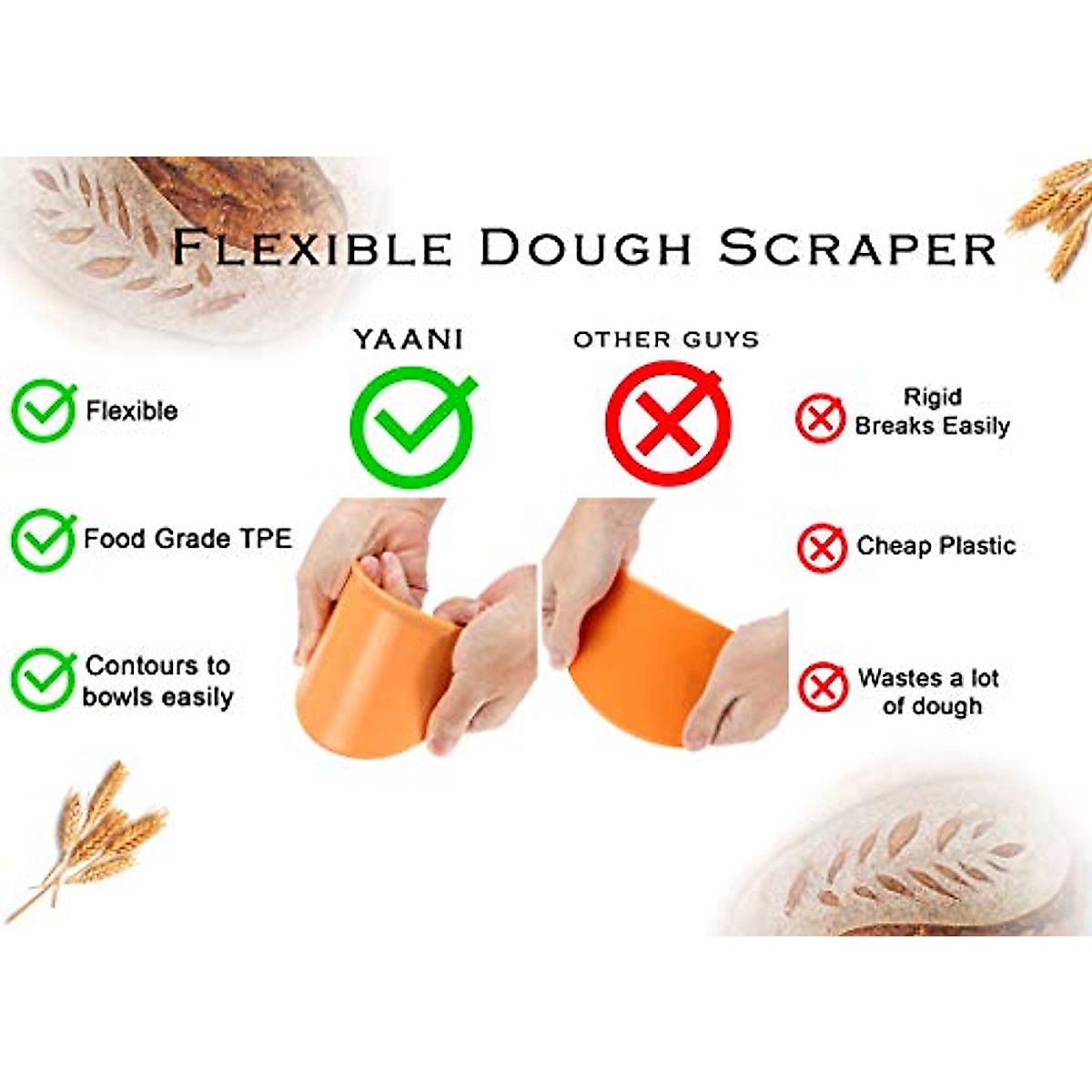 Bread Proofing Basket Set Of 2 Round and Oval, Banneton Proofing Basket + Danish Dough Whisk + Bread Scoring Lame + Stainless Steel Dough Scraper + Flexible Dough Scraper, Sourdough Tools Kit