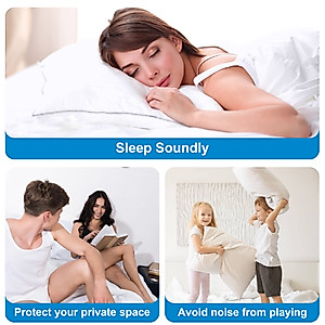 Neatbuddy Adjustable Length Headboard Stoppers for Wall, Bed stoppers, Premium Bed Accessories, Headboard Pad, No More Creaking, White (2.48-2.75in)